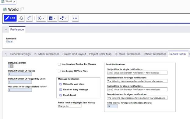Additional Preference Settings
