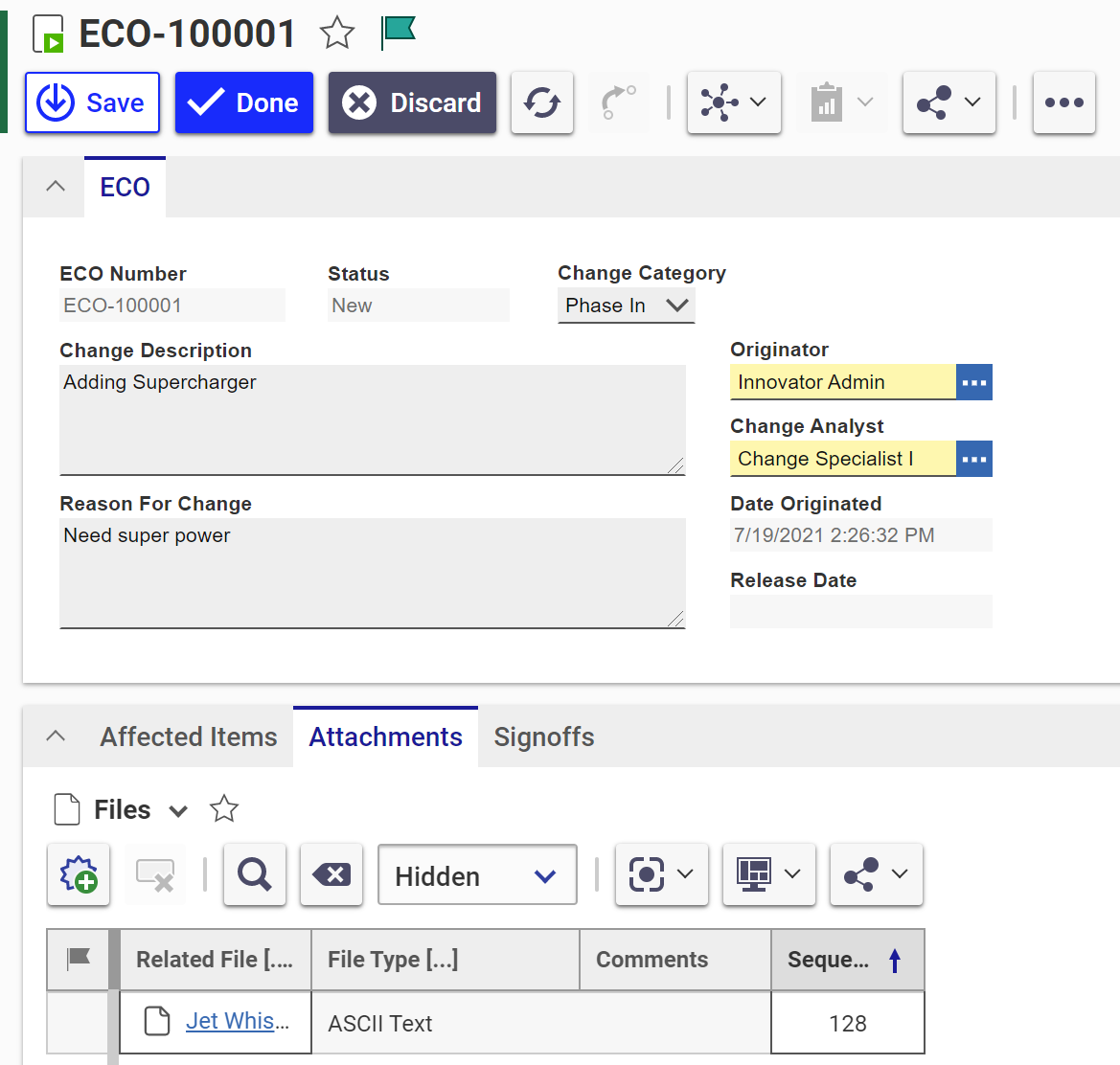 Simplified Change Management