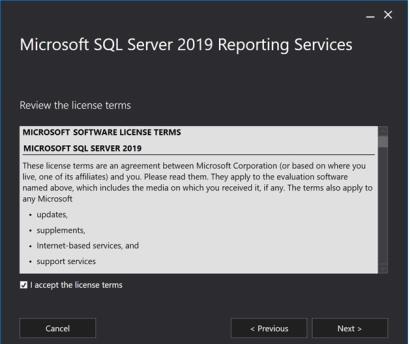 Installing Reporting Services