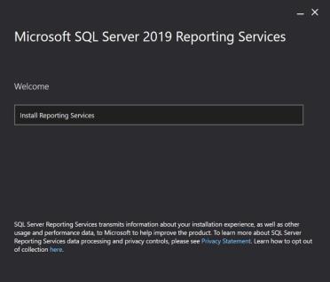 Installing Reporting Services
